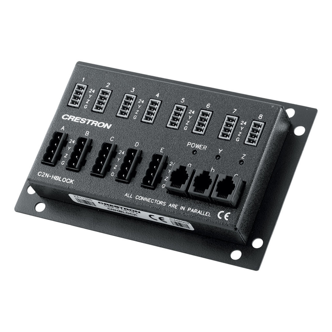 Crestron C2N-HBLOCK Multi-type Cresnet Distribution Block — Formwave