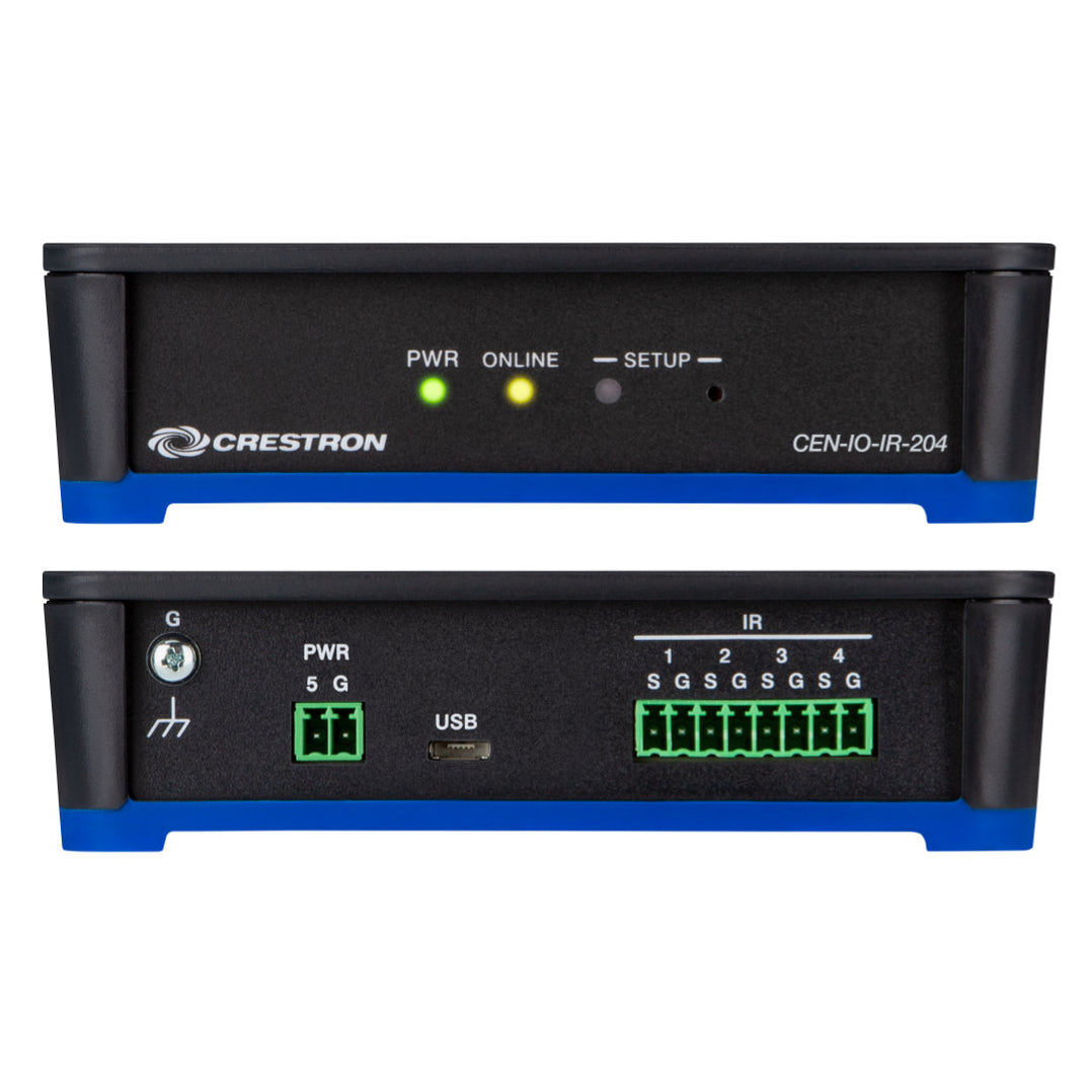 Crestron CEN-IO-IR-204 Wi-Fi Network I/O Extender with 4 IR Ports ...