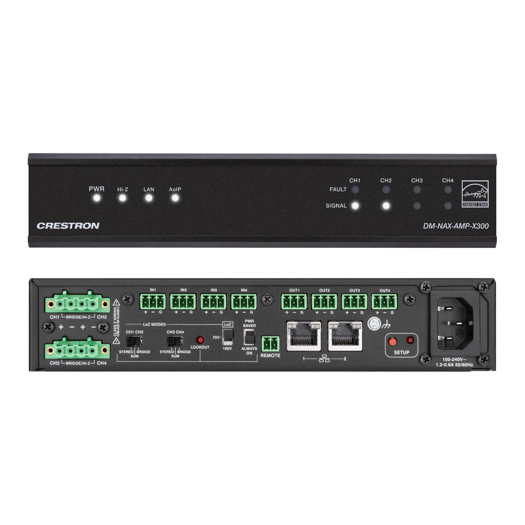 Crestron DM-NAX-AMP-X300 X-Series Power Amplifier — Formwave