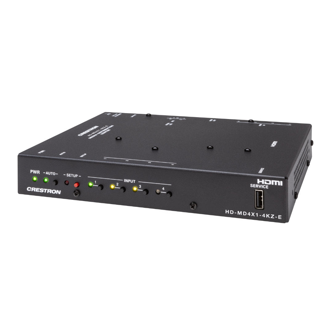 Crestron HD-MD4X1-4KZ-E 4x1 4K60 HDR AV Switcher — Formwave