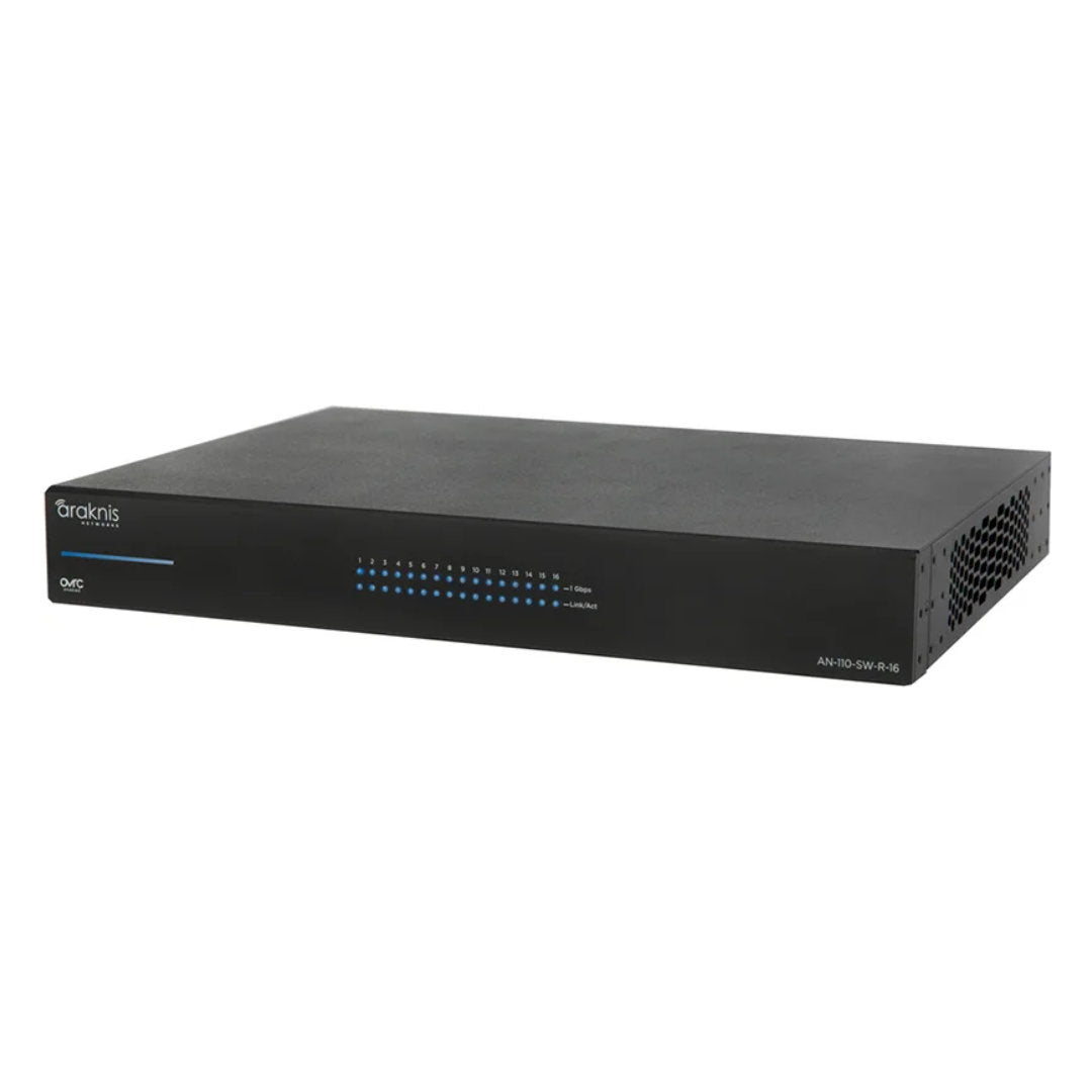 Araknis Networks 110 Series Unmanaged+ Gigabit Switch (16 Ports) — Formwave